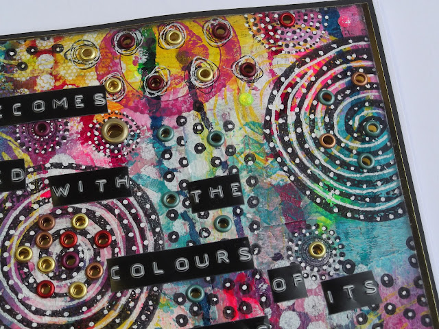 Kezzy's Crafty Journey: Bright and Funky Card