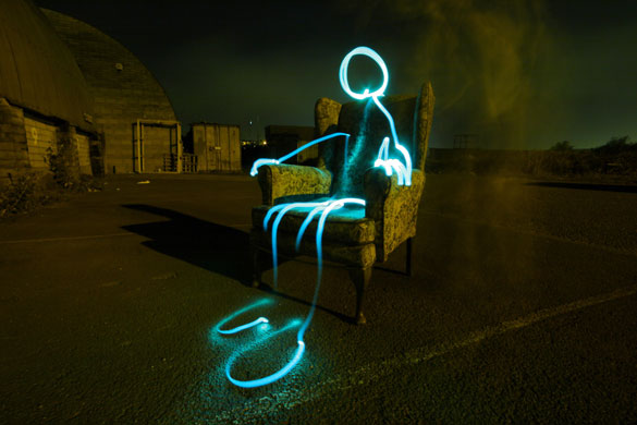 Mentes Imundas e Belas: Light painting: pinturas de luz