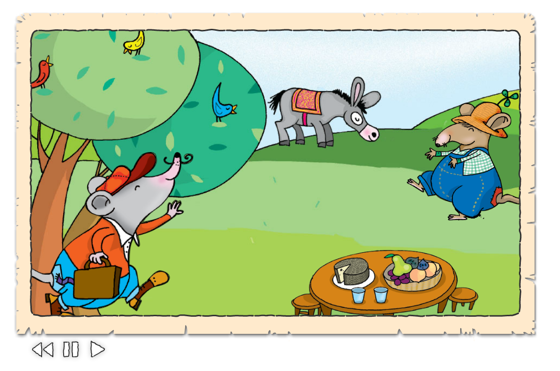 Primero de mi cole: El ratón de campo y el ratón de ciudad