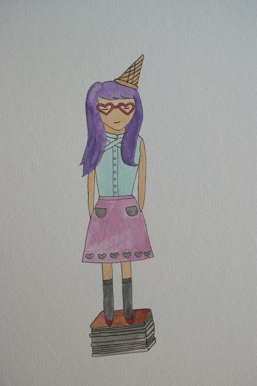 paperfolk: Daily Drawing: Candy Girl