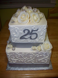 Cakes by Monica P: 25th Anniversary Cake