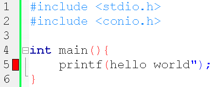 Lỗi: missing terminating " character