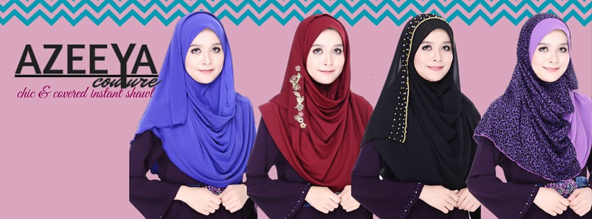 Azeeya Couture: TUTORIAL INSTANT SHAWL DUA MUKA