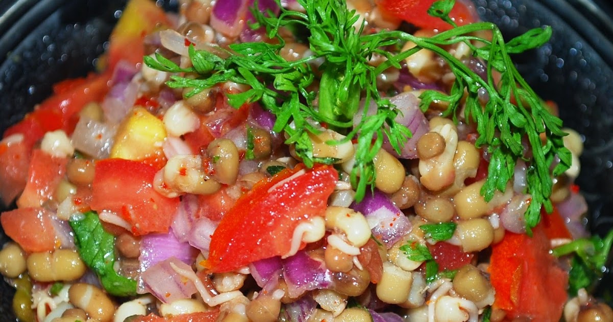 Paripoorna Paksiddhi : CHATPATI MATKI KOSHIMBIR / TANGY MOTH BEAN SALAD