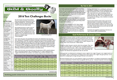 Western Maryland Pasture-Based Meat Goat Performance Test: Goat Test ...
