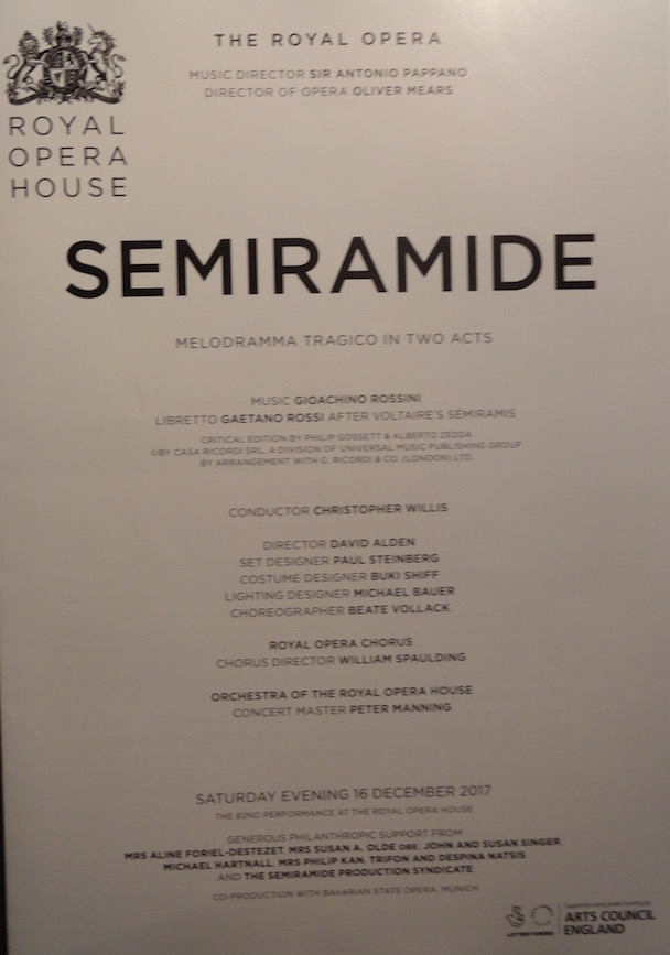 Fanáticos da Ópera / Opera Fanatics: SEMIRAMIDE, Royal Opera House ...