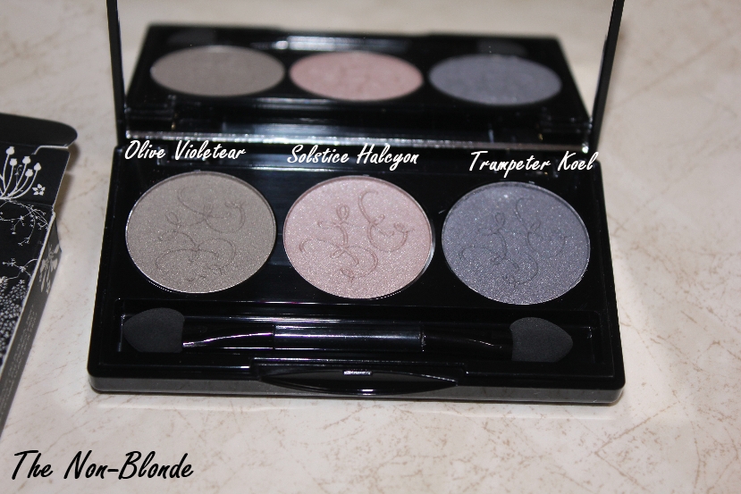 Rouge Bunny Rouge Eye Shadows: Trumpeter Koel, Solstice Halcyon, Olive ...