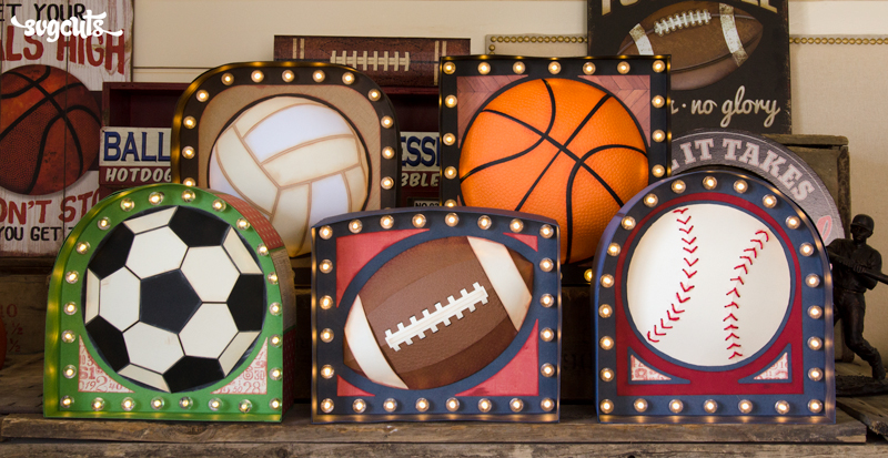 Paper Craft Creations: Game Day 3D Marquee Football Lighted Signs
