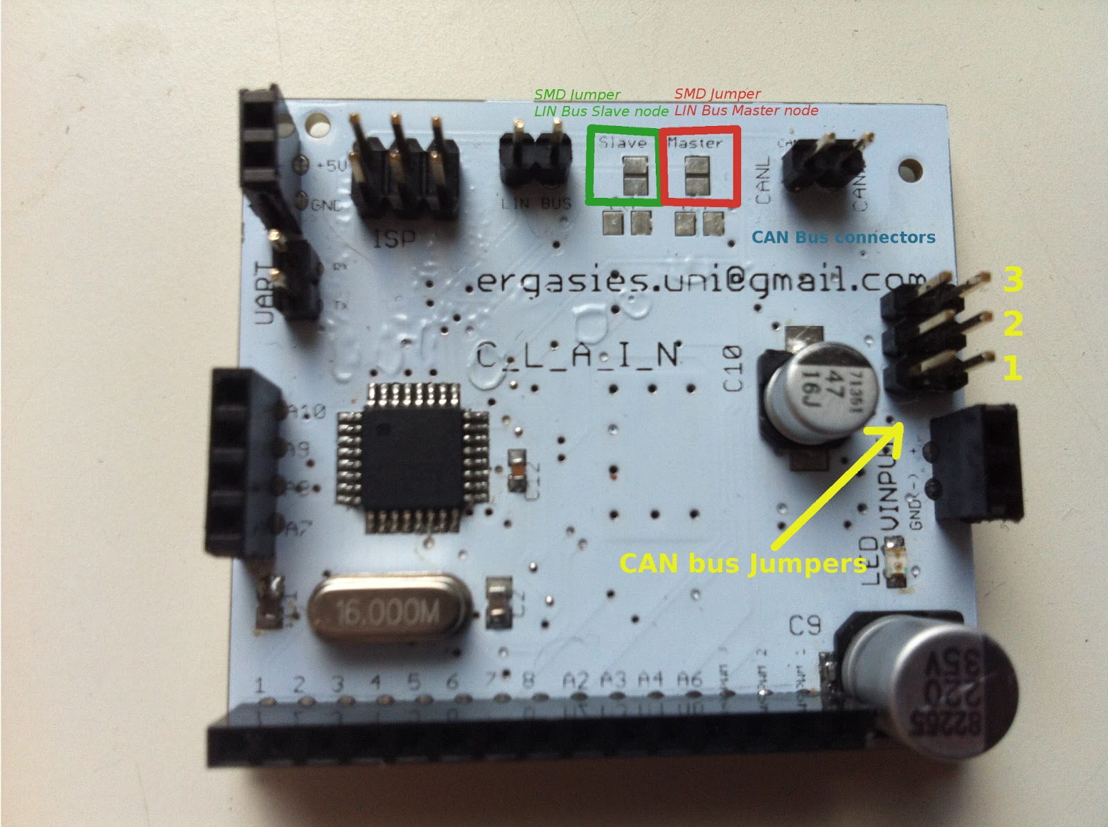 CAN Bus LIN Bus Compartible Board with API like Arduino: Introduction ...