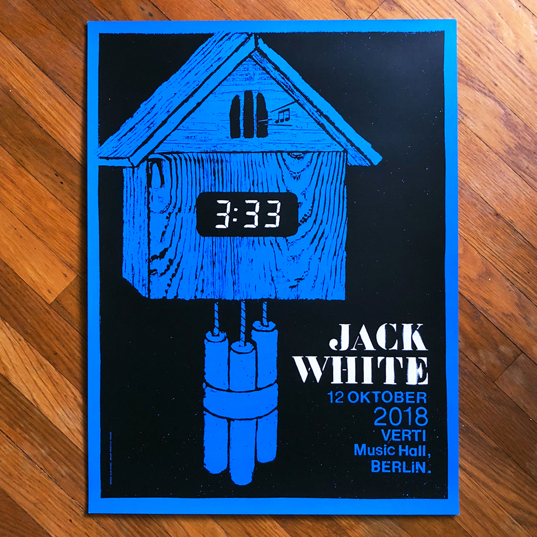INSIDE THE ROCK POSTER FRAME BLOG: Alan Hynes Jack White Tour Posters ...