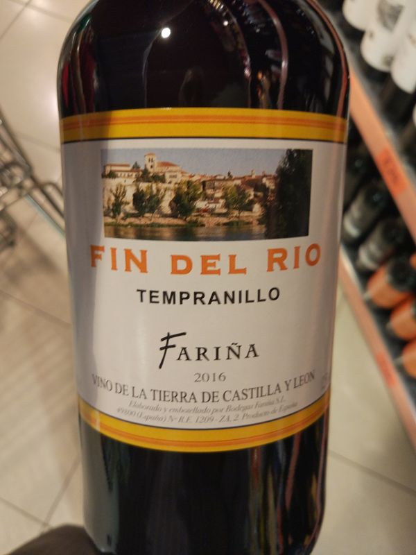 Vino Fin del Rio. El tempranillo de un litro del Mercadona ...