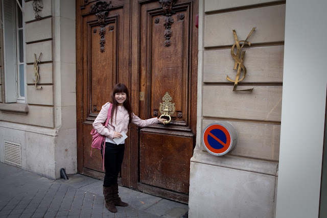 Life of a Lil Notti Monkey: Yves Saint Laurent's office