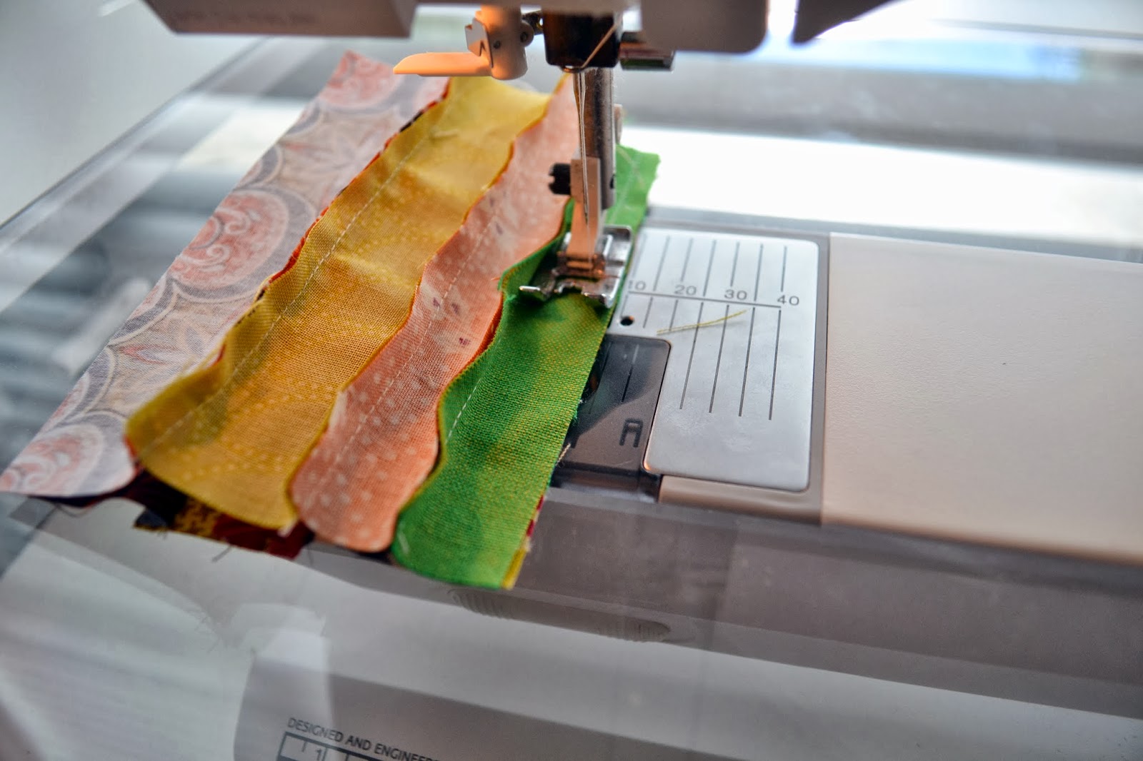 Half Stitched: Quilted Leaf Potholder ~ A Tutorial