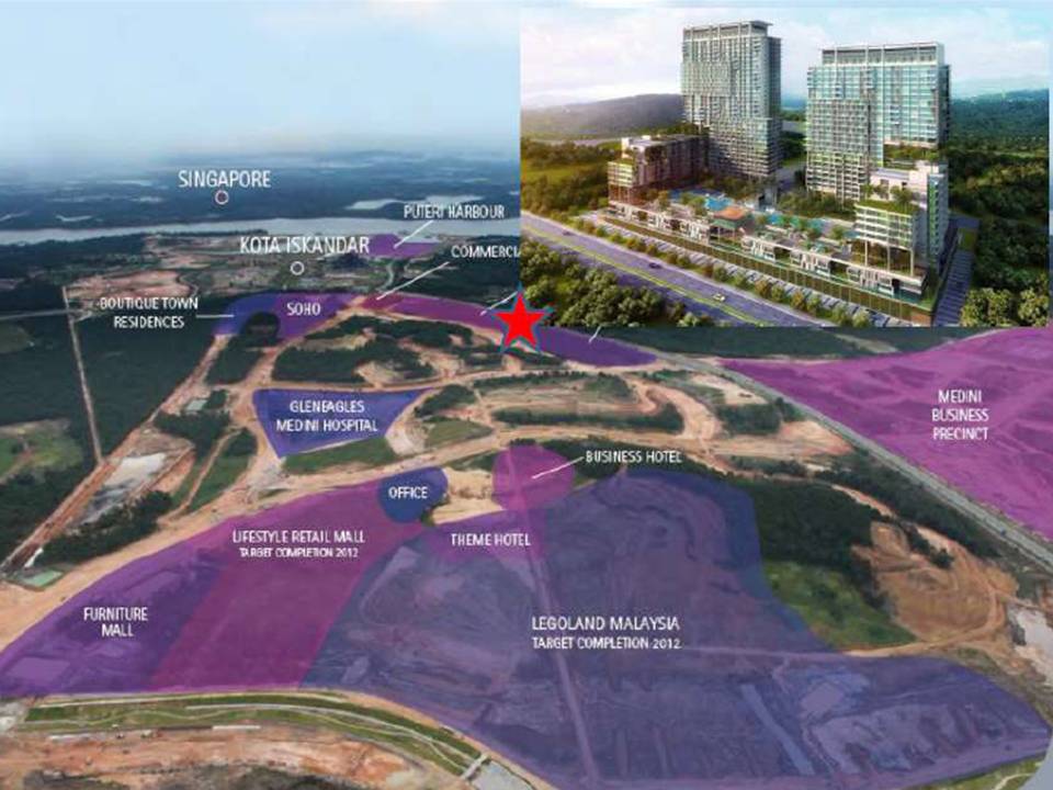Iskandar Residences, Medini: Master Plan & Site Plan