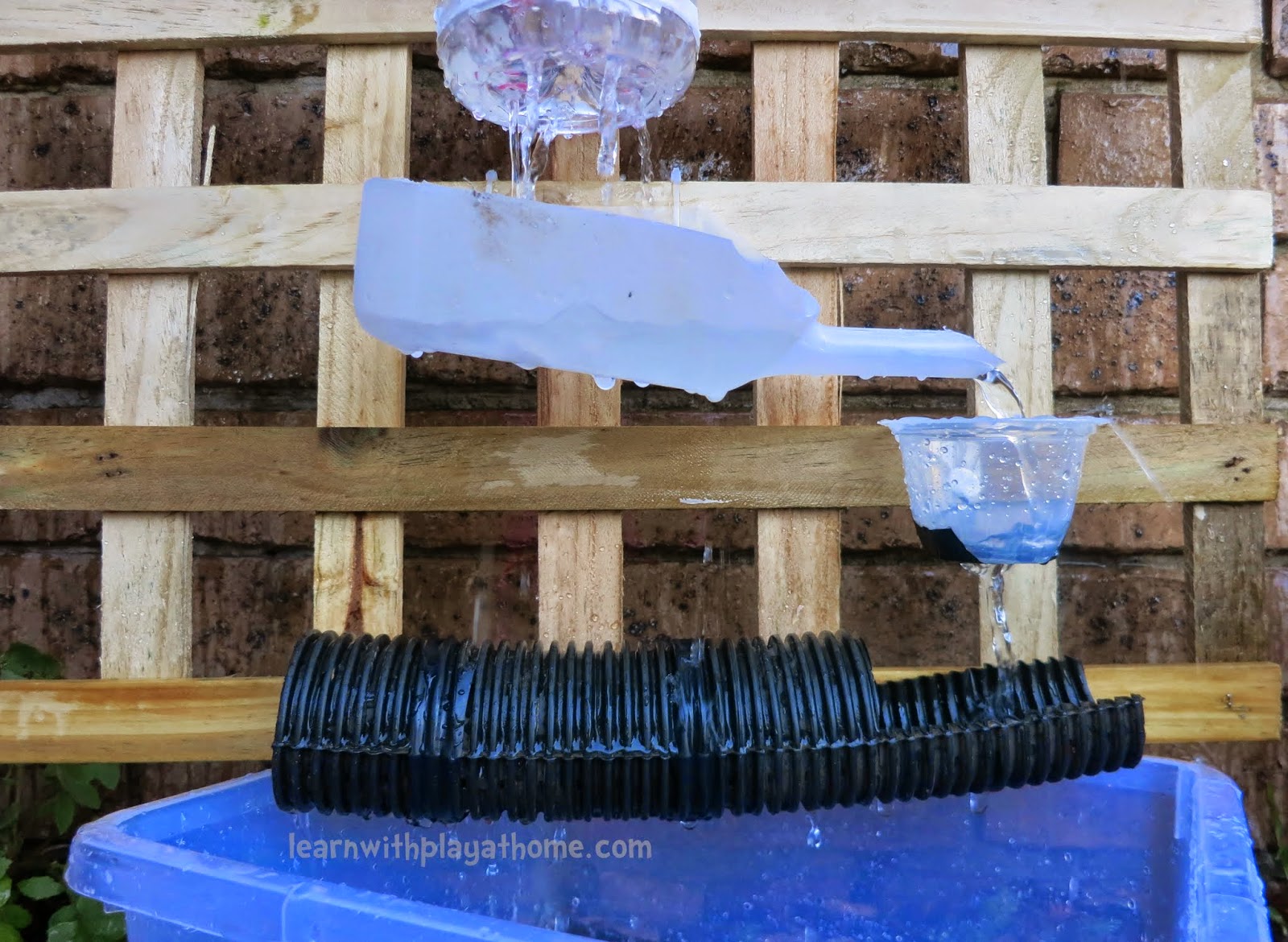 Learn with Play at Home: How to make a Water Wall for kids