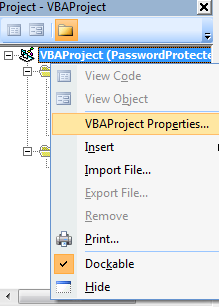 How to set a Password on your Excel VBA Project | Pinoy Tutorials, Tips ...