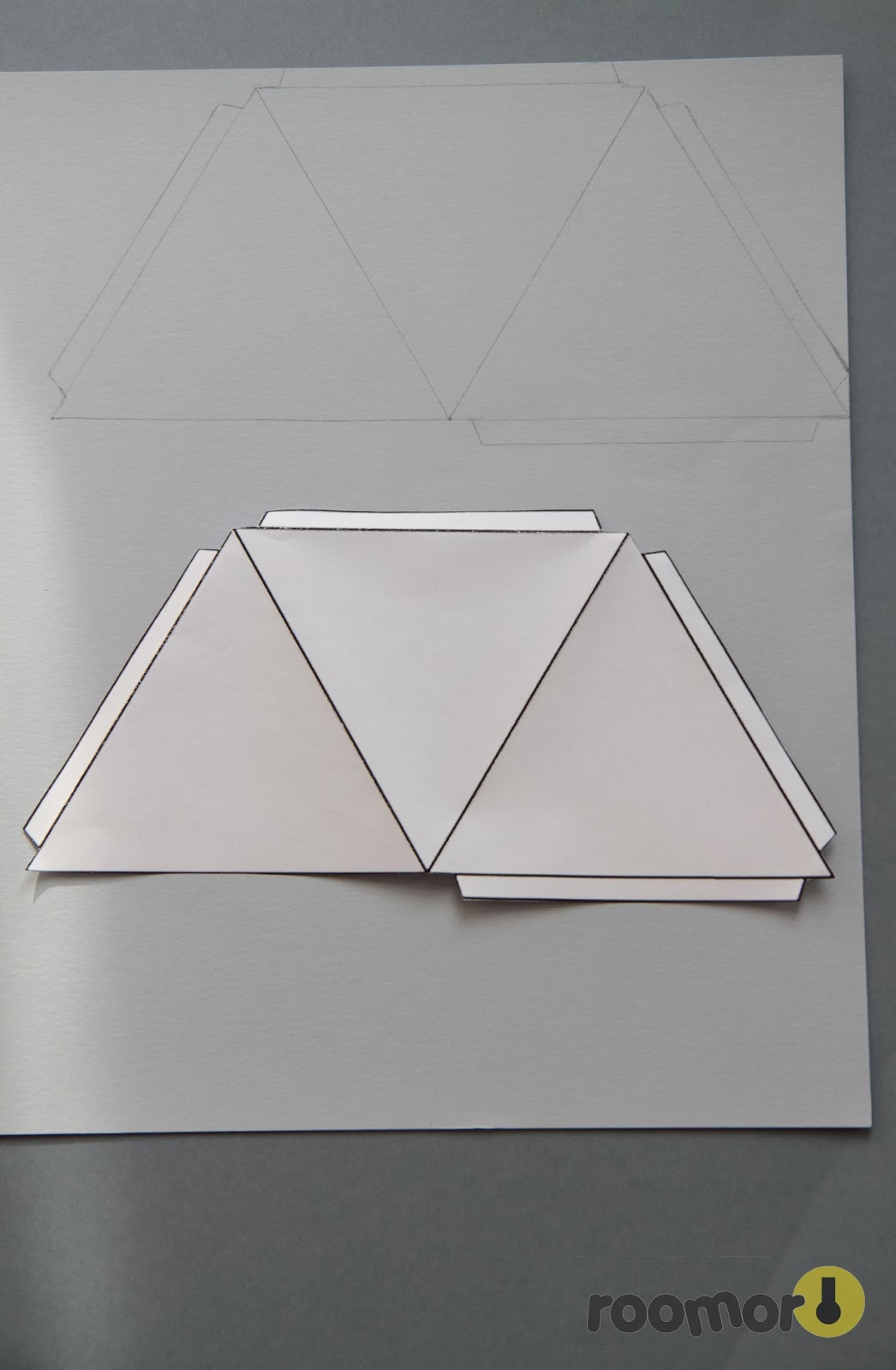 roomor!: Kieszonki ścienne - DIY/ Paper wall pockets - DIY