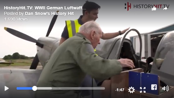 FalkeEins - the Luftwaffe blog: Hugo Broch's Spitfire flight today from ...