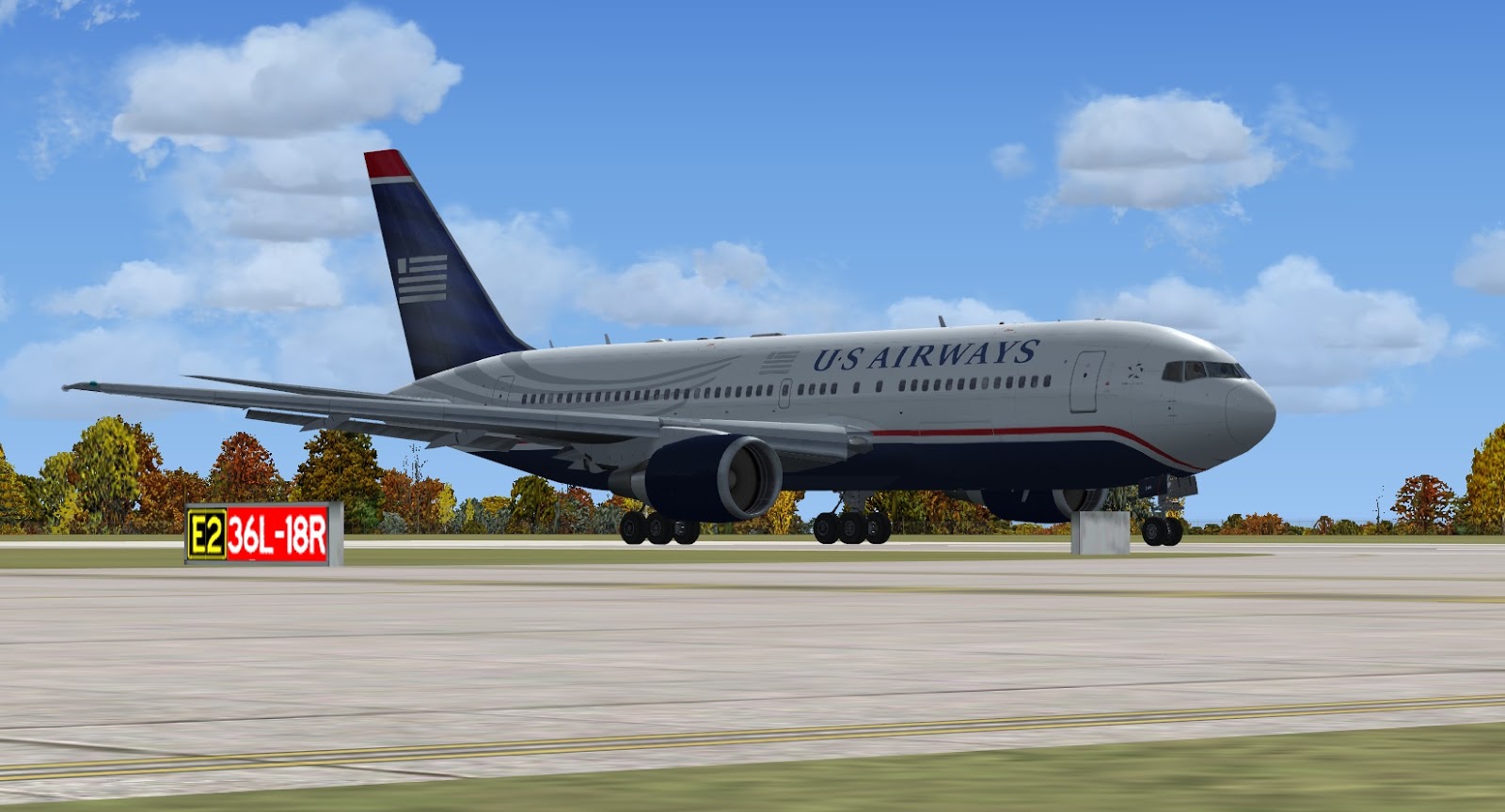 Aviação Arte: Boeing 767-200ER US Airways SS