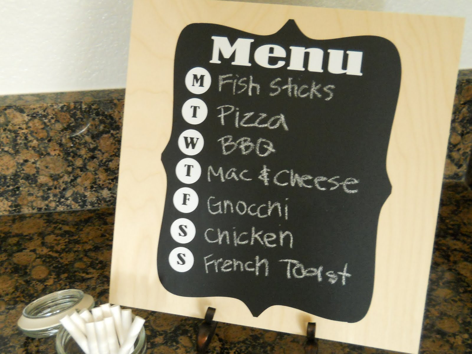 Sunnyside Up!: Kitchen Menu Board