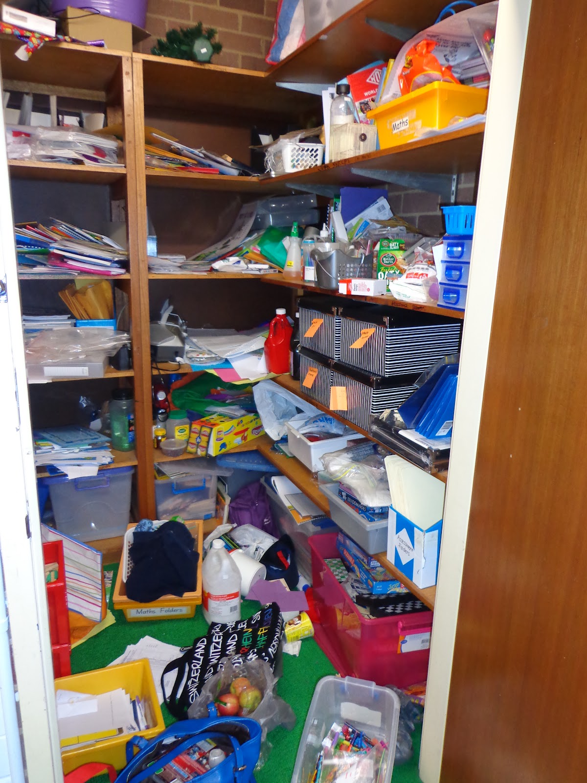 Teachable Moments: My classroom cupboard shame...