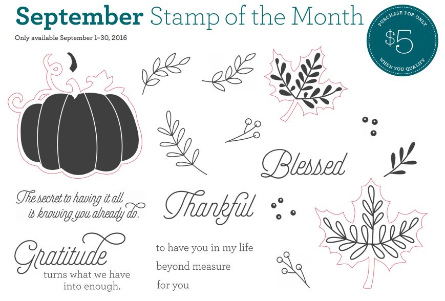 Nina's Art Spot: September Stamp of the Month