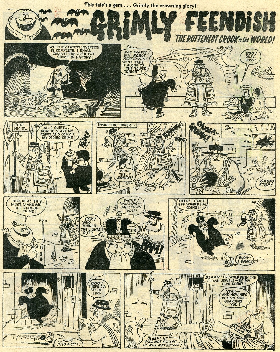 *KAZOOP !!: A LOOK AT SHIVER & SHAKE STRIPS: GRIMLY FEENDISH