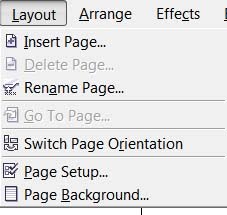Using Layout Menu in Corel Draw 12 Complete English Notes | How to Use ...