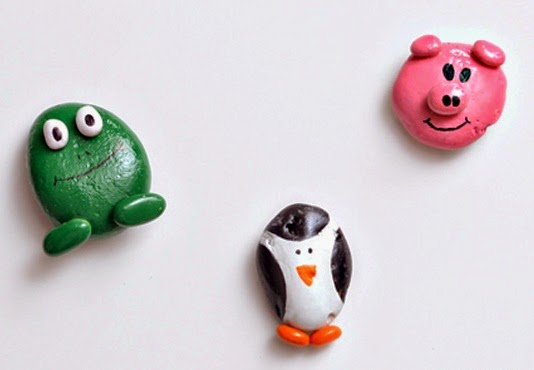 painted rock animal craft ~ crafts and arts ideas