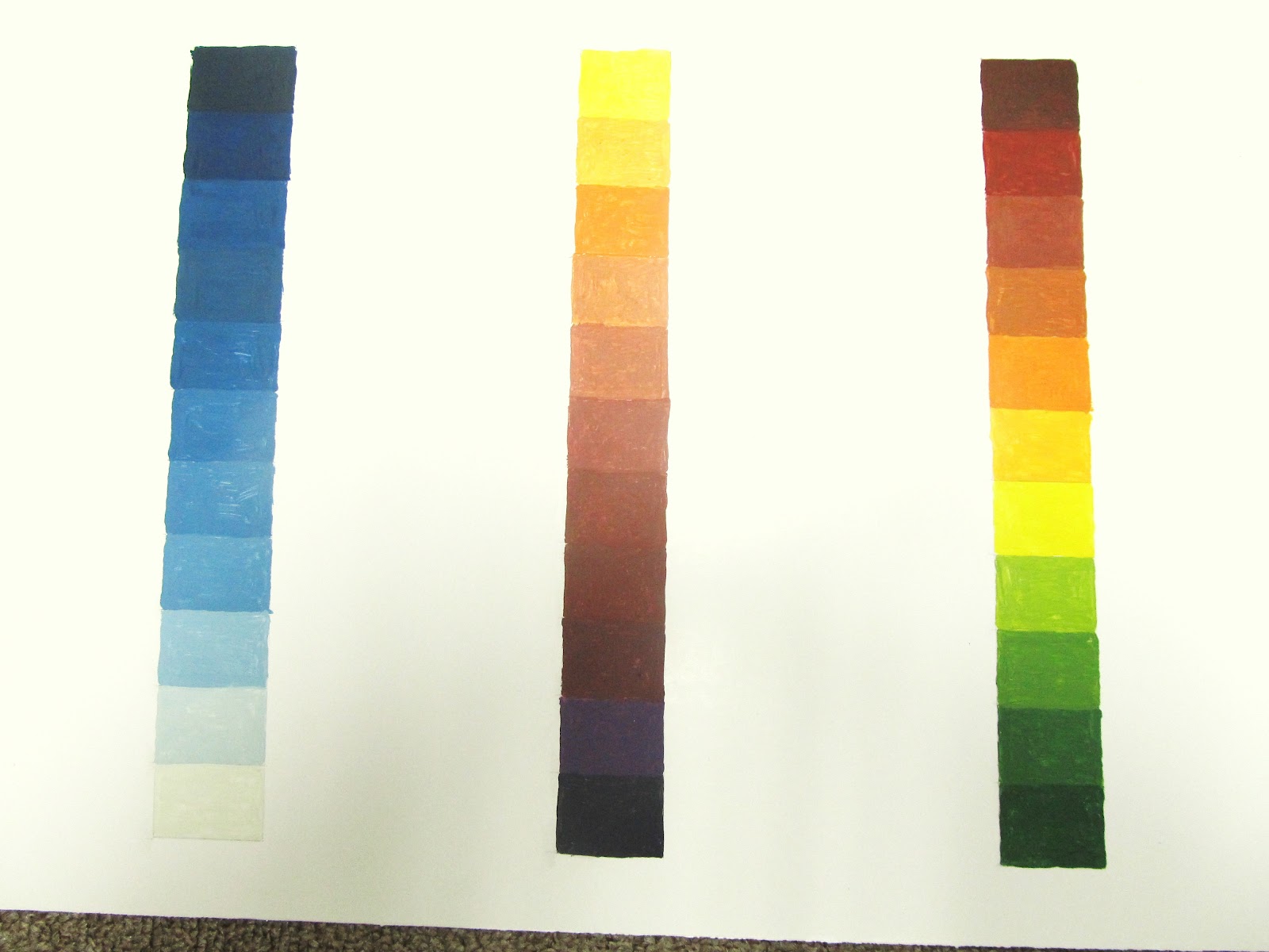 An example of my ideas in 2-dimensional design: Color Project