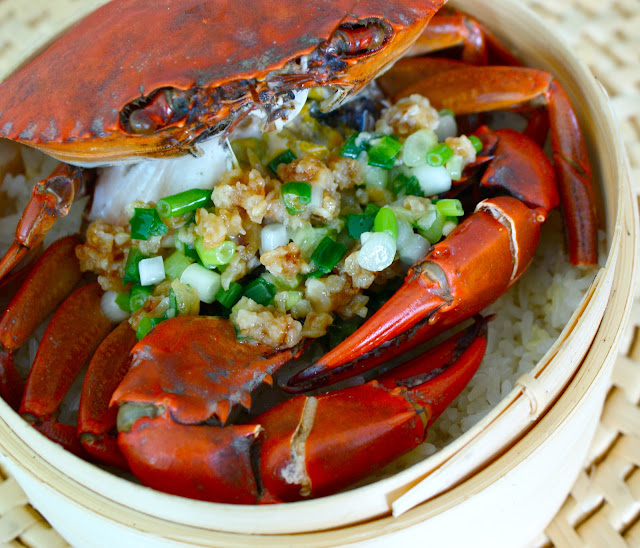 Gastronaut: Steamed Crab Glutinous Rice---A Dish for all Seasons