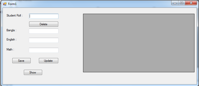 Show Database Table in DataGridView