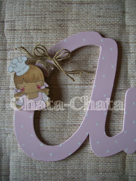 Chata-chata. Decoración infantil: LETRAS PARA ANA