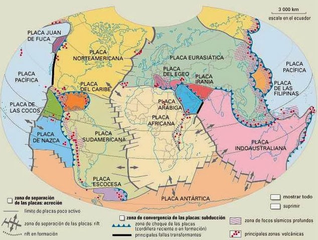 El origen del universo y la formación de la tierra: La tectónica global