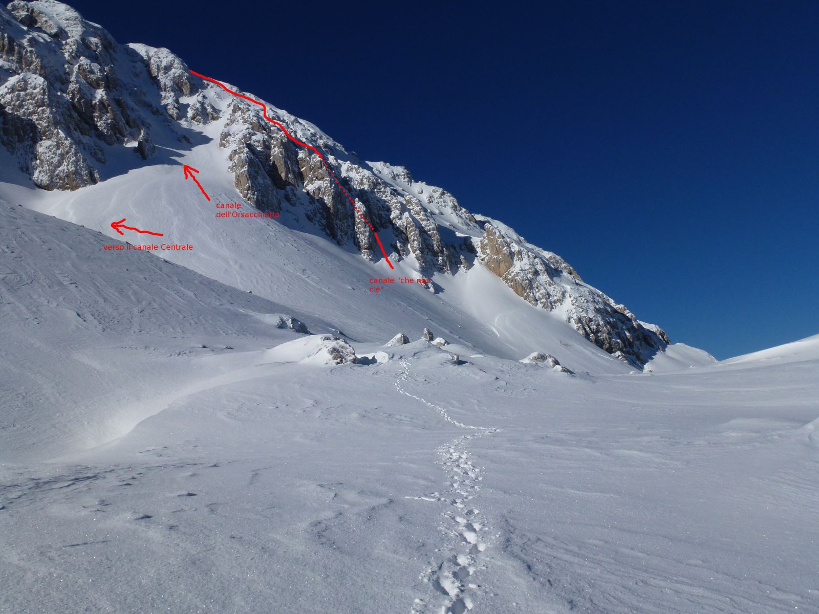 verticalRock: Monte Terminillo - Canale che non c'è - 210m - AD-