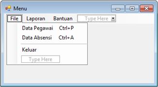 Membuat Menu Bar dan Toolbar