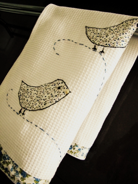 The Haby Goddess: How to make cute tea towels