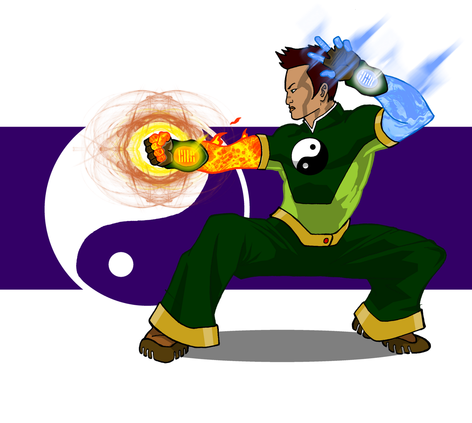 One Coyote: The Ying Yang Man