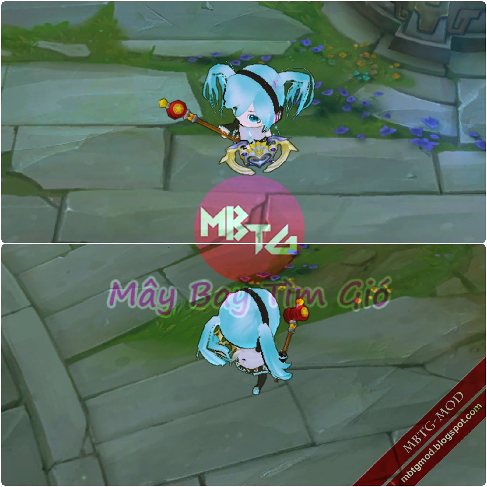 Custom skin : Miku Poppy ~ MBTG - Mod LoL