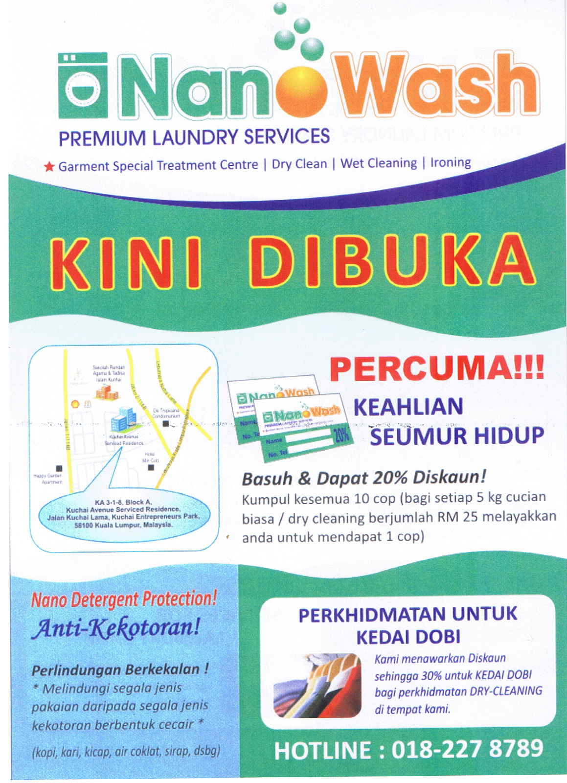 PREMIUM LAUNDRY - NANO WASH: KEDAI DOBI PREMIUM NANO WASH