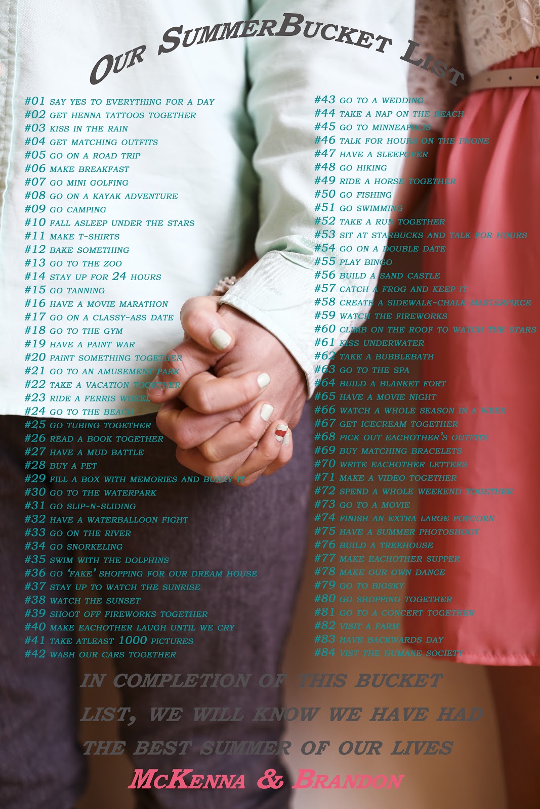 Our Summer Bucket List: Our Summer Bucket List