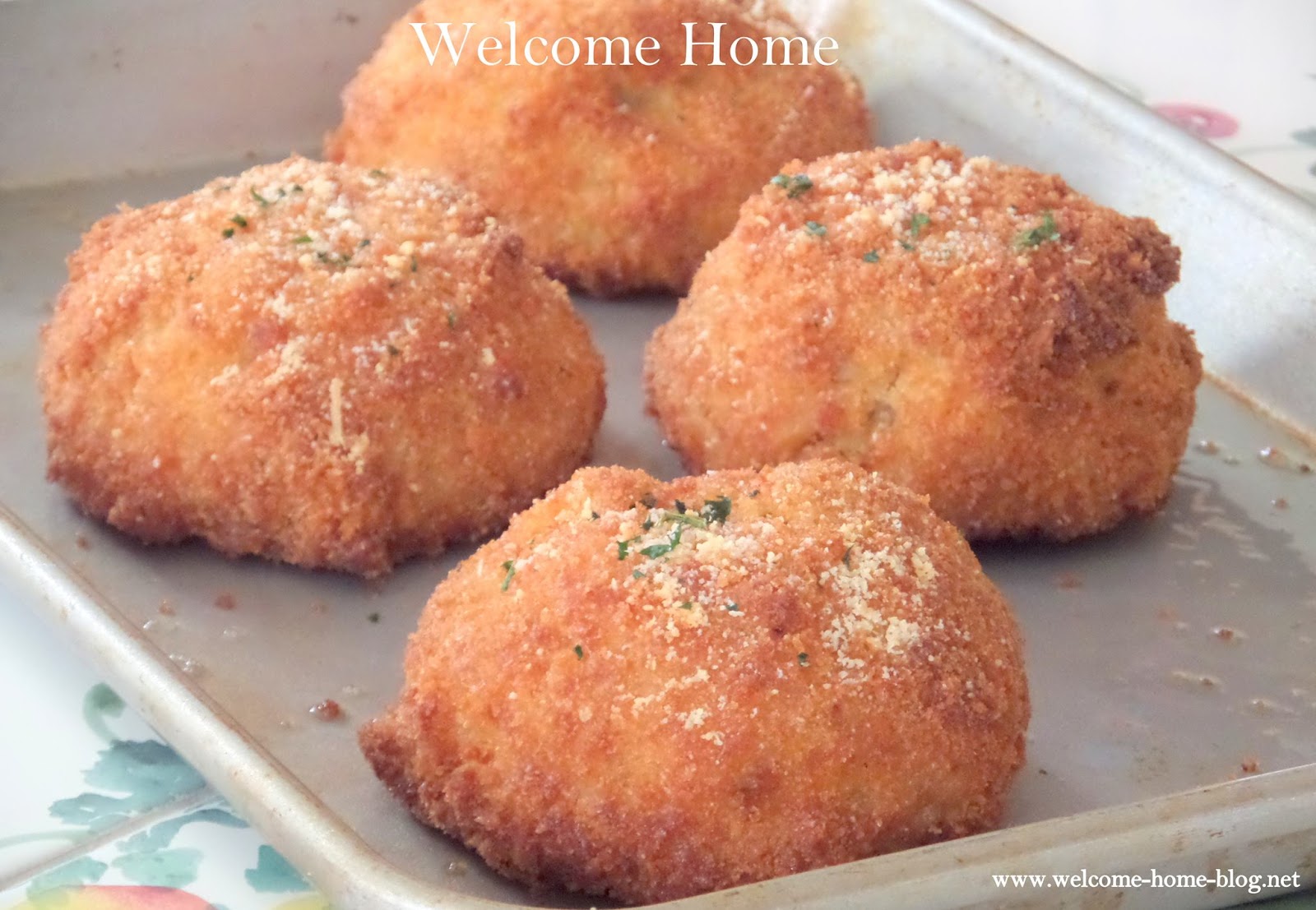 Welcome Home Blog: Chicken Croquettes