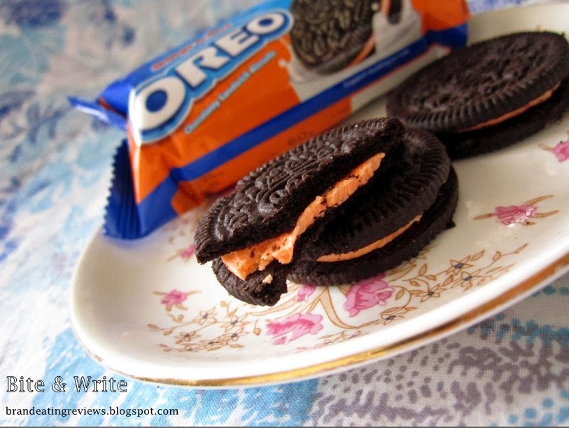 Bite & Write: Review - Orange Créme Flavored Oreo Chocolatey Sandwich ...