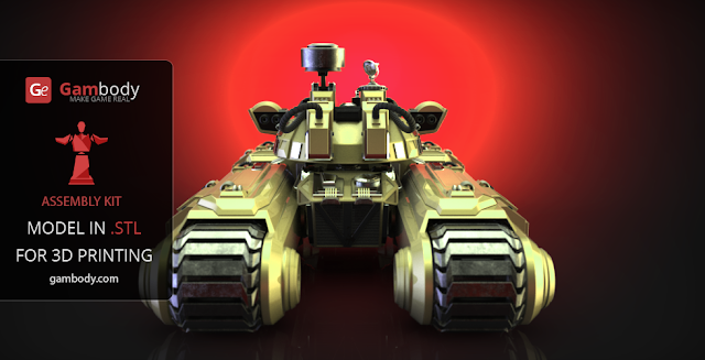 Command and Conquer - Mammoth Tank 3D Printing Model | Assembly Kit ...