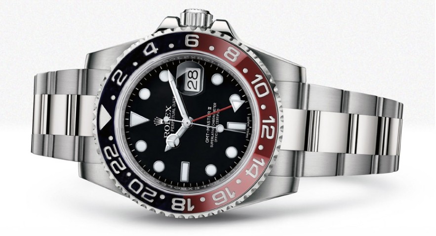 montre de luxe suisse: Montre de luxe Rolex GMT Master Black Red ...