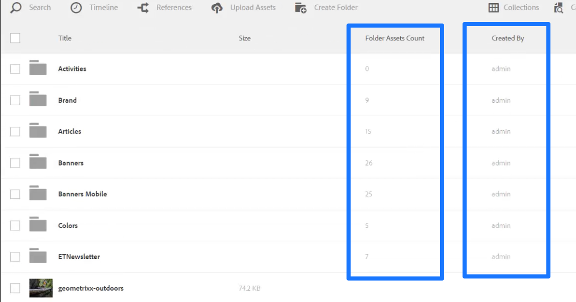 Experiencing Adobe Experience Manager (AEM, CQ): AEM 61 - Touch UI Add New Column to Assets ...
