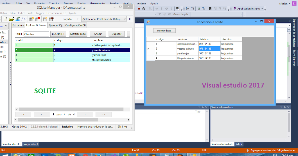 Conexión a SQLite | C# visual estudio 2022 ~ Articulos de programacion en lenguajes :C# Net ...