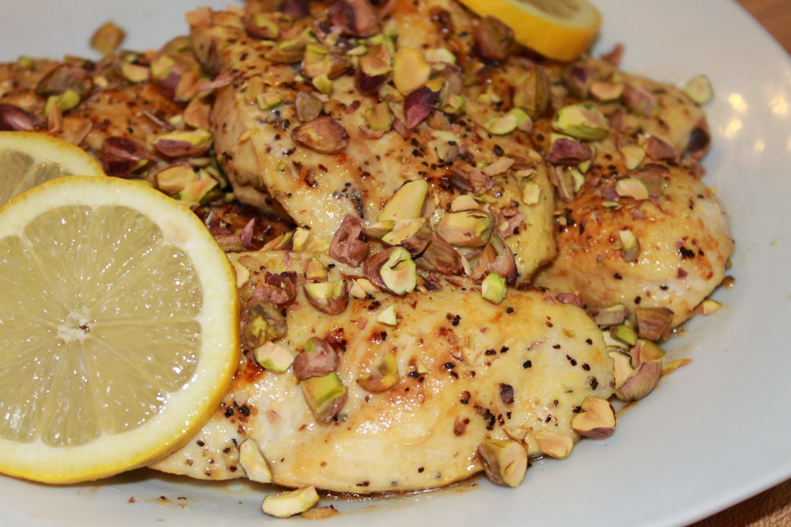 Seizing Life, One Measuring Cup At A Time: Lemon-Pistachio Chicken
