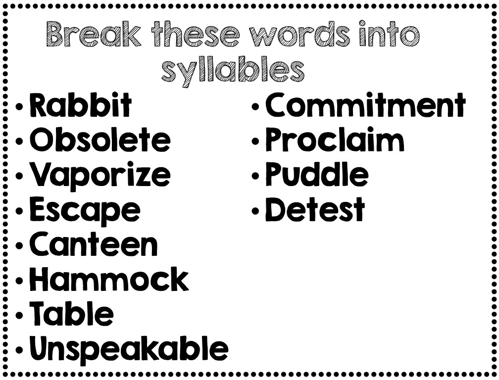 The Wanderlust Teacher: The 6 Syllable Types.... with animal rears!