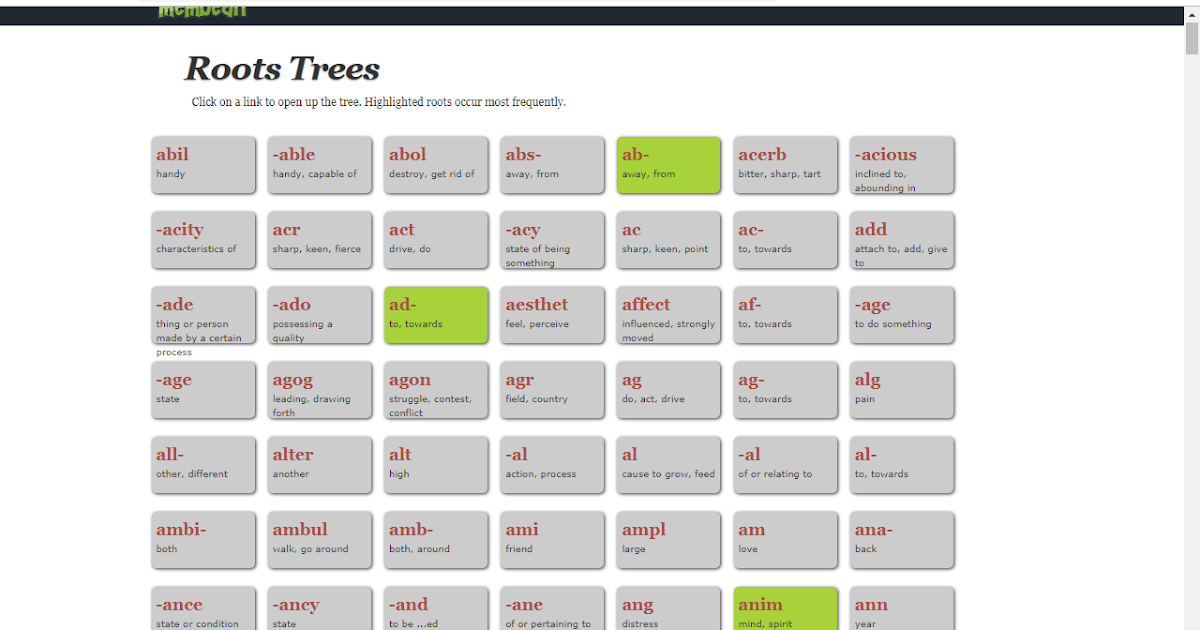 Photo Dictionary MEMBEAN ROOT TREE photo-dictionary-membean-root-tree